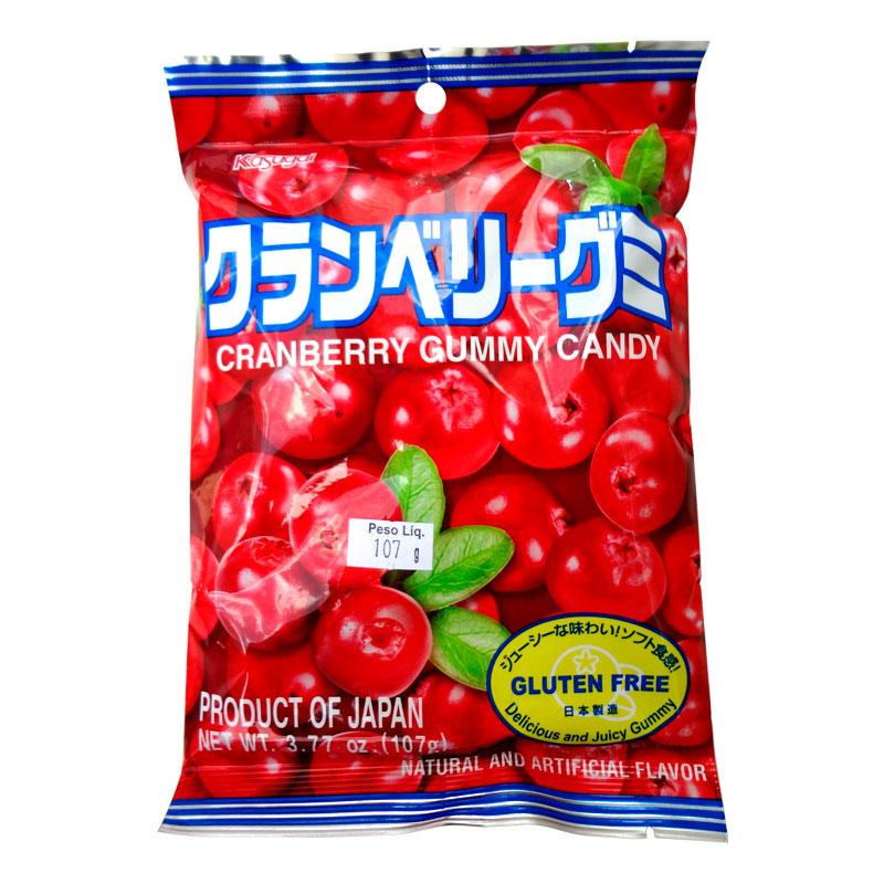 Kasugai Cranberry Gummy Candy - Yuky