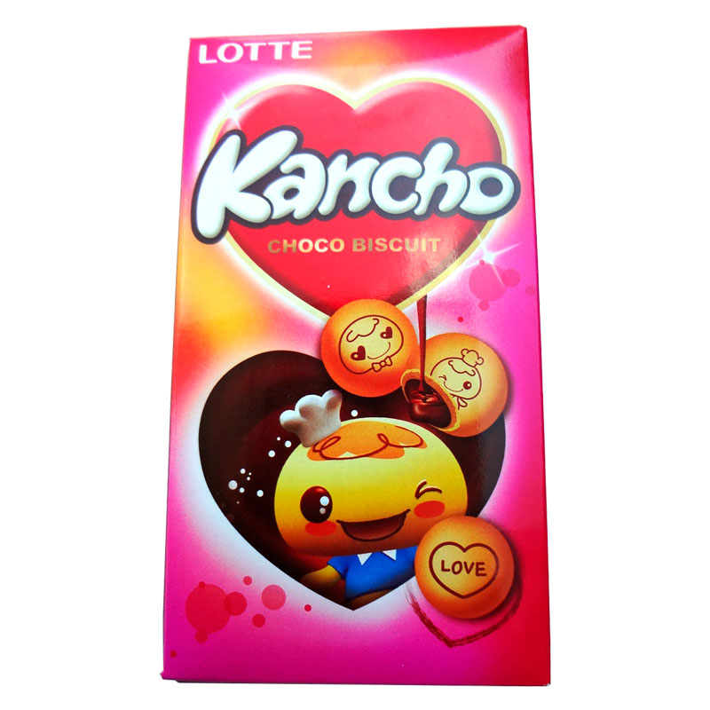 Lotte Kancho Biscoito de Chocolate - Yuky