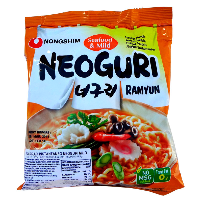 Nongshim Macarrão Instantaneo Neoguri Mild - Yuky